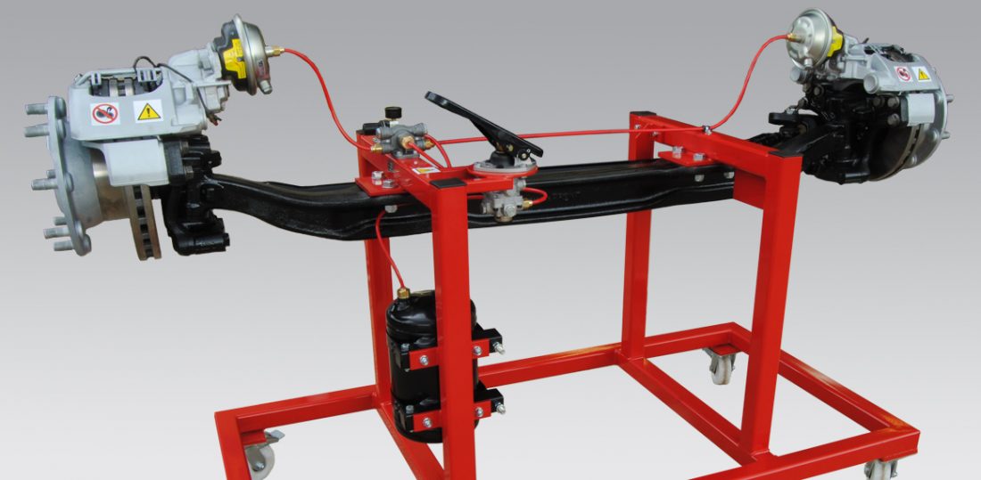Live Front Axle with Air Disc Brake Assembly | LJ Create