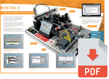 PETRA II Advanced Industrial Control Teaching Set | LJ Create