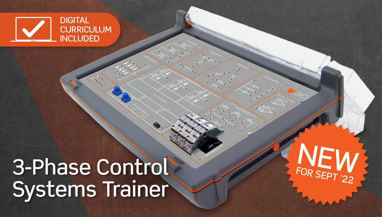 New for Sept '22 | 3-Phase Control Systems Trainer | LJ Create