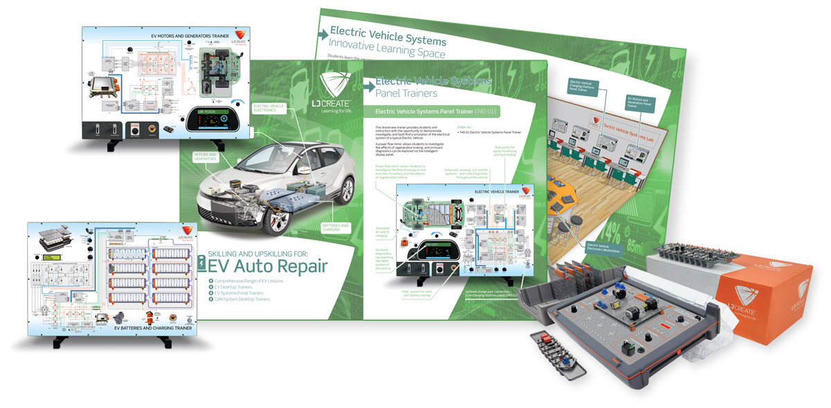Download a copy of our EV Auto Repair Brochure | LJ Create
