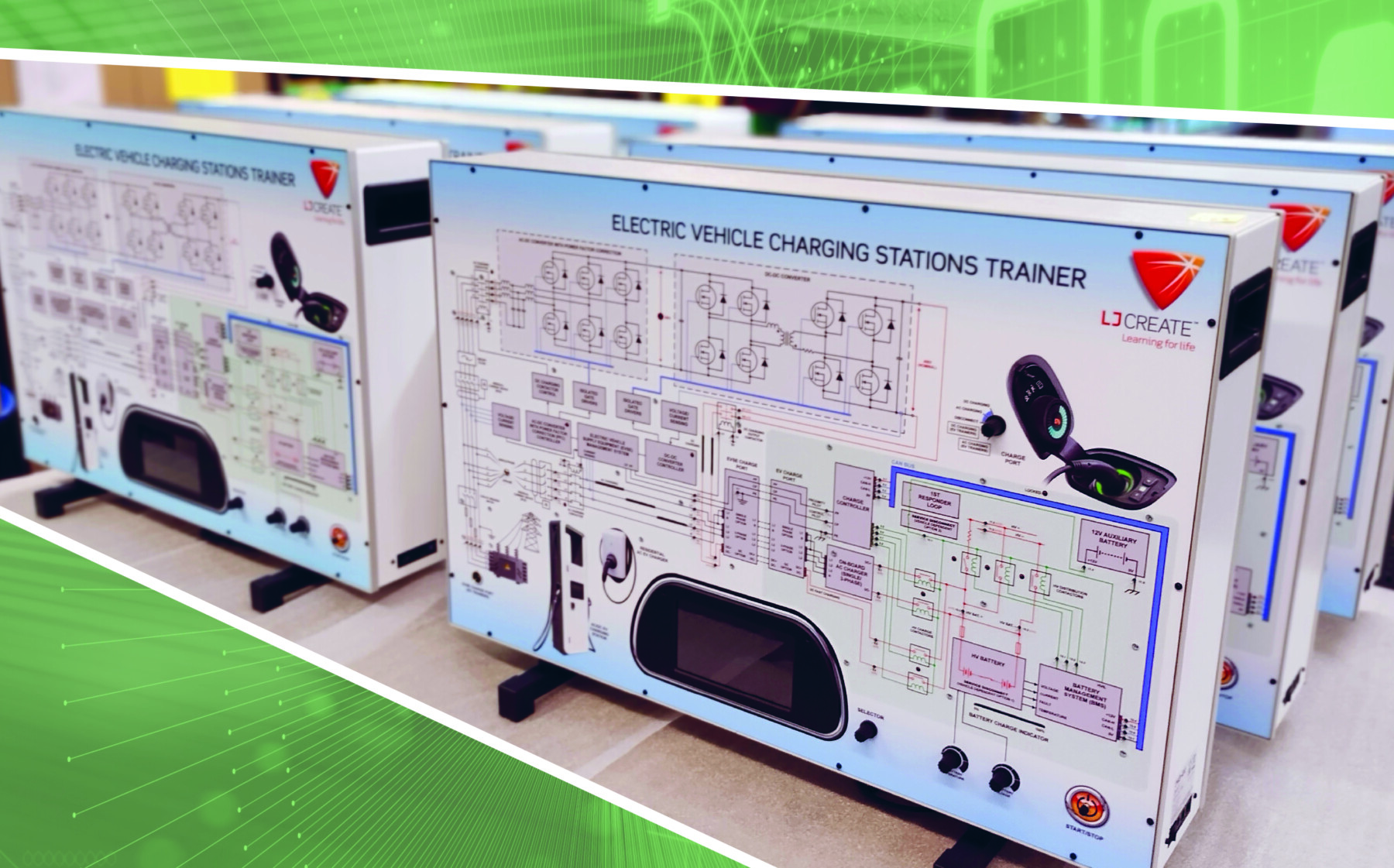 EV Charging Stations Panel Trainers are now Shipping Worldwide | LJ Create
