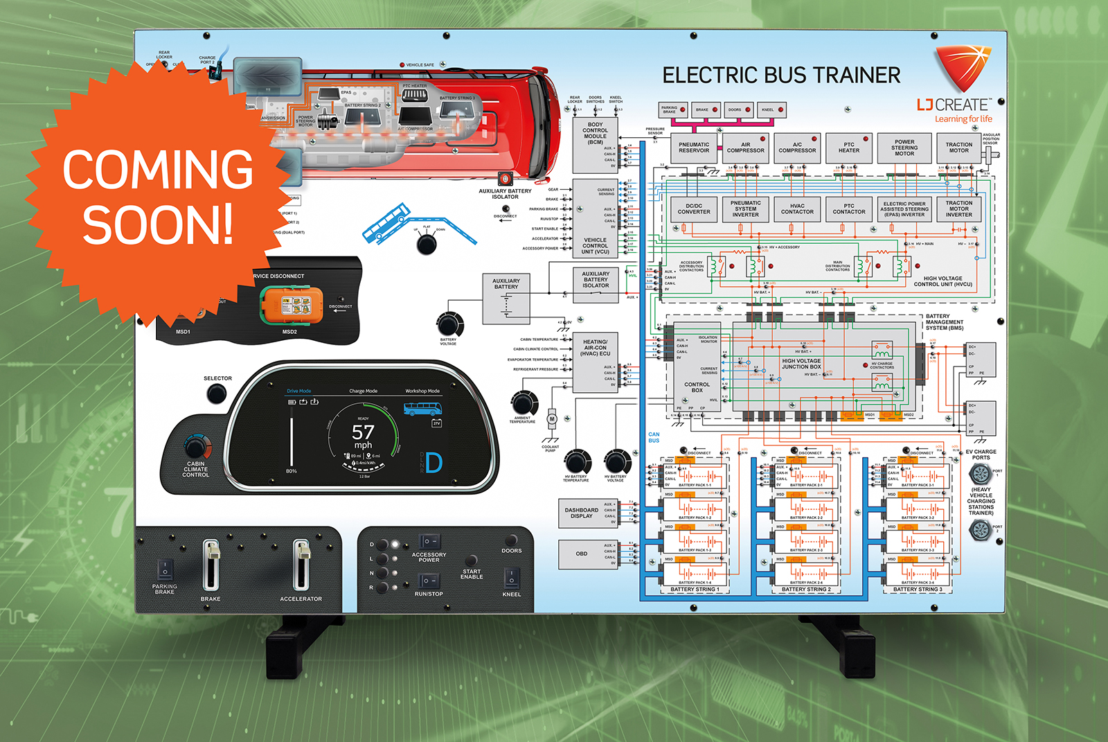 Electric Bus Panel Trainer – Coming Soon! | LJ Create